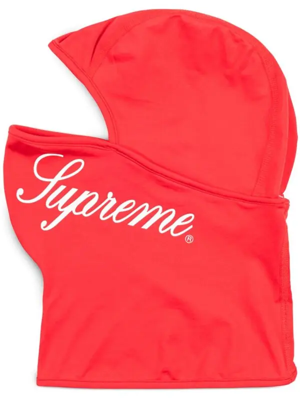 Supreme Script Logo Balaclava - Red