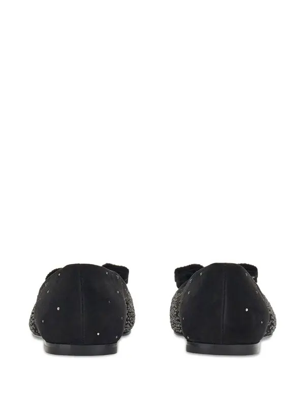 FERRAGAMO Vara Bow Ballerina Shoes - Black