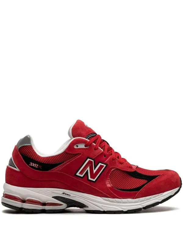 NEW BALANCE 2002r Suede And Mesh Sneakers - Red