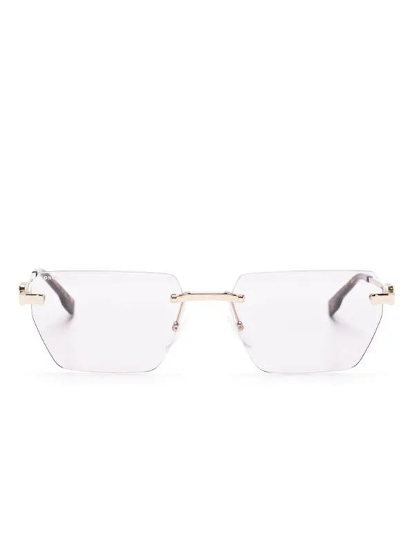 Dsquared2 Rectangle Frame Sunglasses - Gold