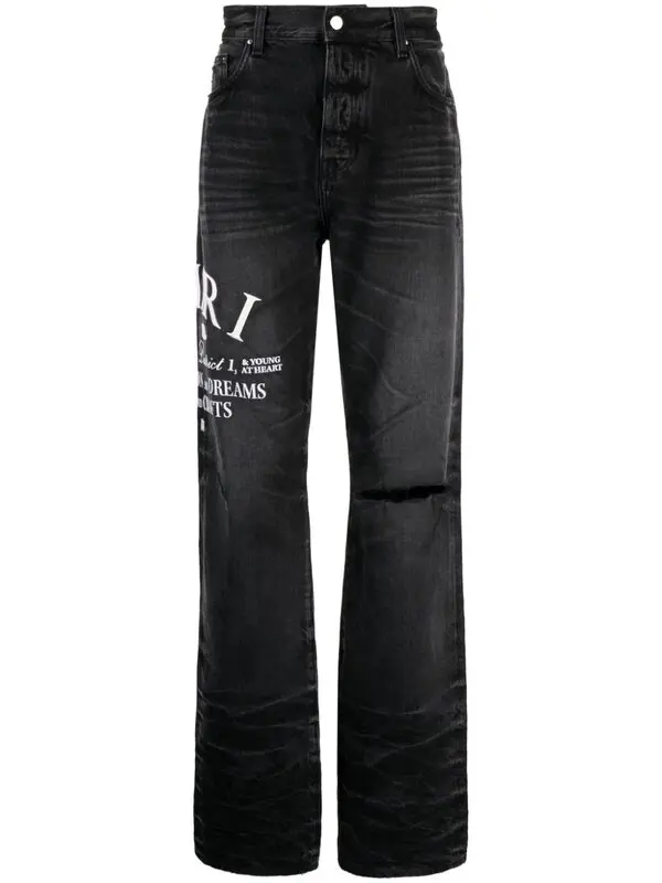 Amiri Arts District Straight-leg Jeans