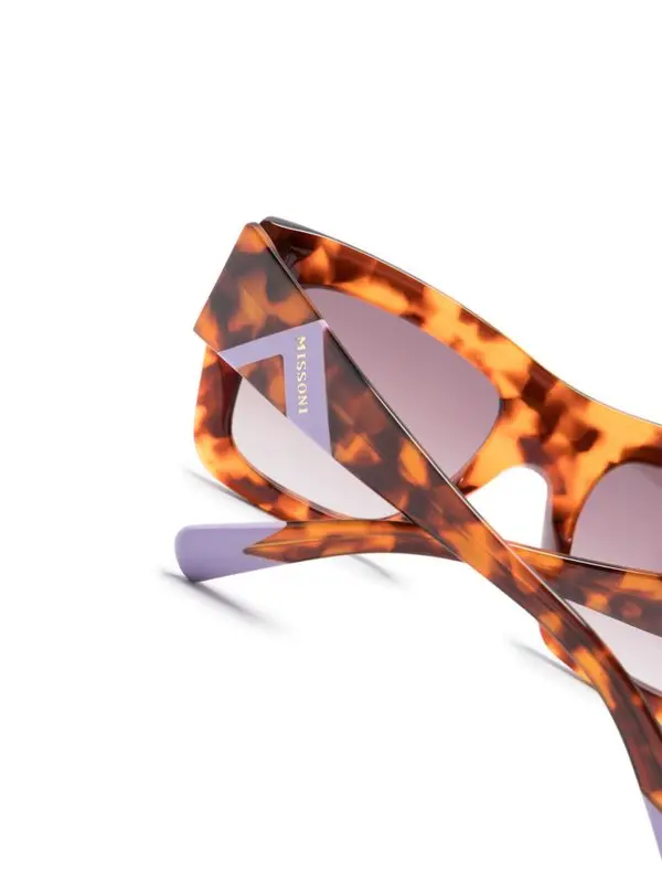 Missoni Tortoiseshell Oversize-frame Sunglasses