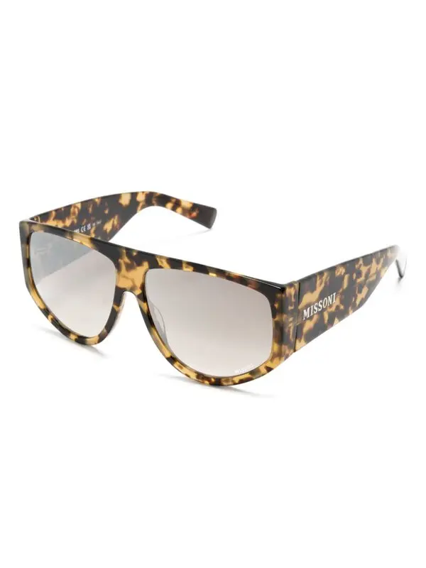 Missoni Tortoiseshell Oversized Sunglasses In Neutrals - 50  display picture 1