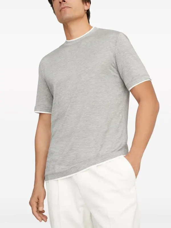 Brunello Cucinelli Layered Crew-neck T-shirt