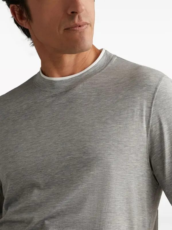 Brunello Cucinelli Layered Crew-neck T-shirt