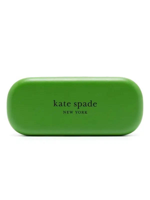 Kate Spade New York Avah Glitter-effect Oval-frame Sunglasses