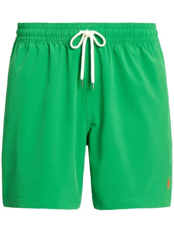 Polo Ralph Lauren Polo Pony-embroidered Swim Shorts - Green