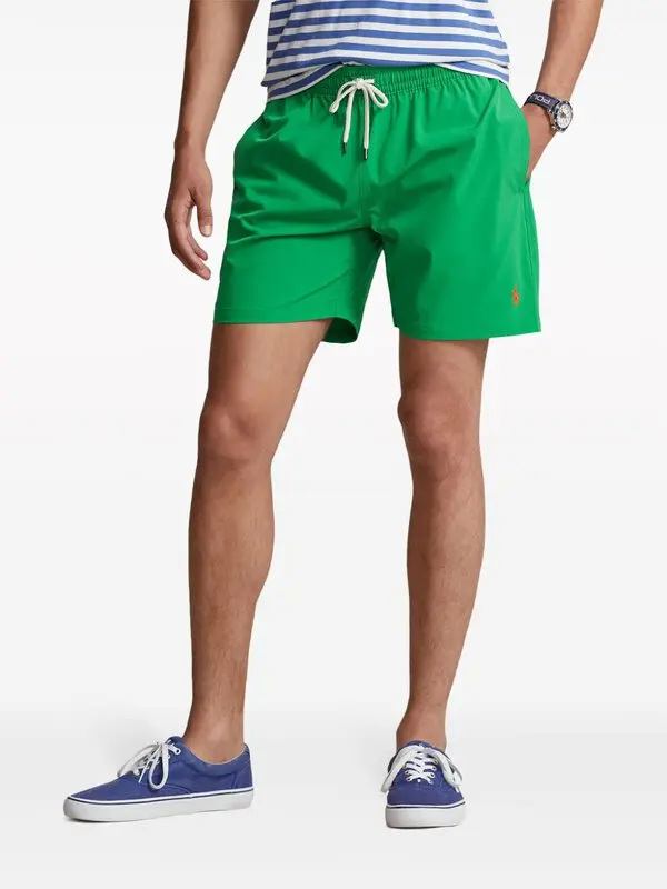 Polo Ralph Lauren Polo Pony-embroidered Swim Shorts - Green