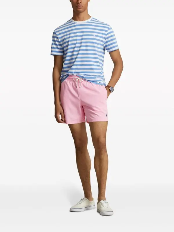 Polo Ralph Lauren Traveller Pony-embroidered Swim Shorts - Pink