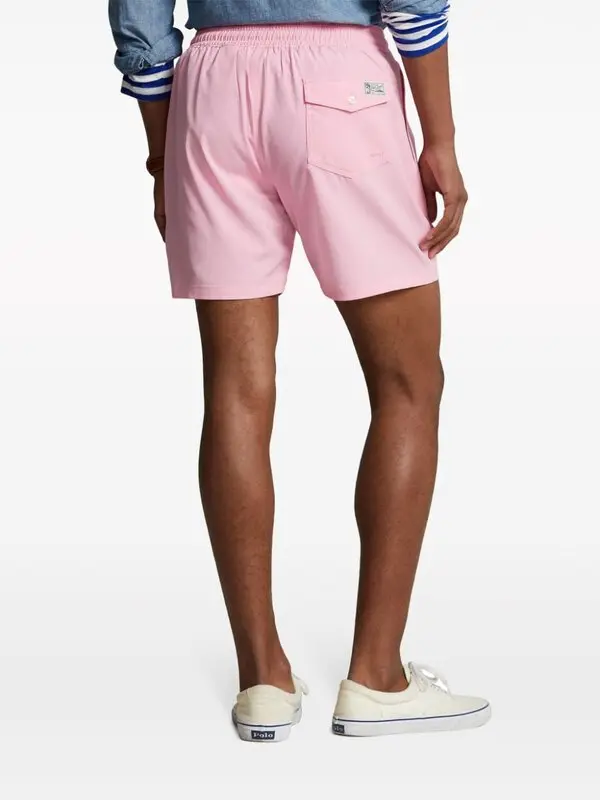 Polo Ralph Lauren Traveller Pony-embroidered Swim Shorts - Pink