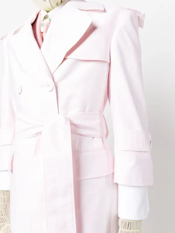 Thom Browne Double-breasted Cotton Trench Coat