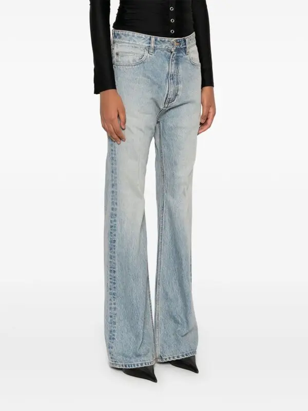 Balenciaga Flared Jeans - Blue