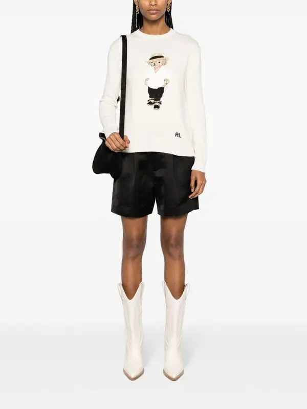 Ralph Lauren Satin Logo Shorts