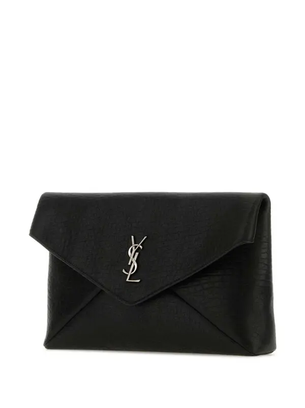 Saint Laurent Large Envelope Pouch - Black