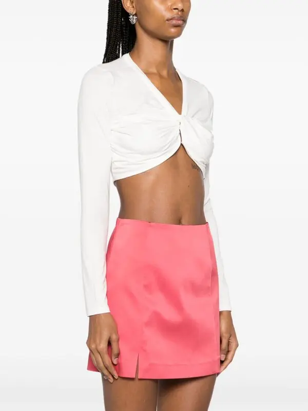 Cult Gaia Avani Twisted Crop Top