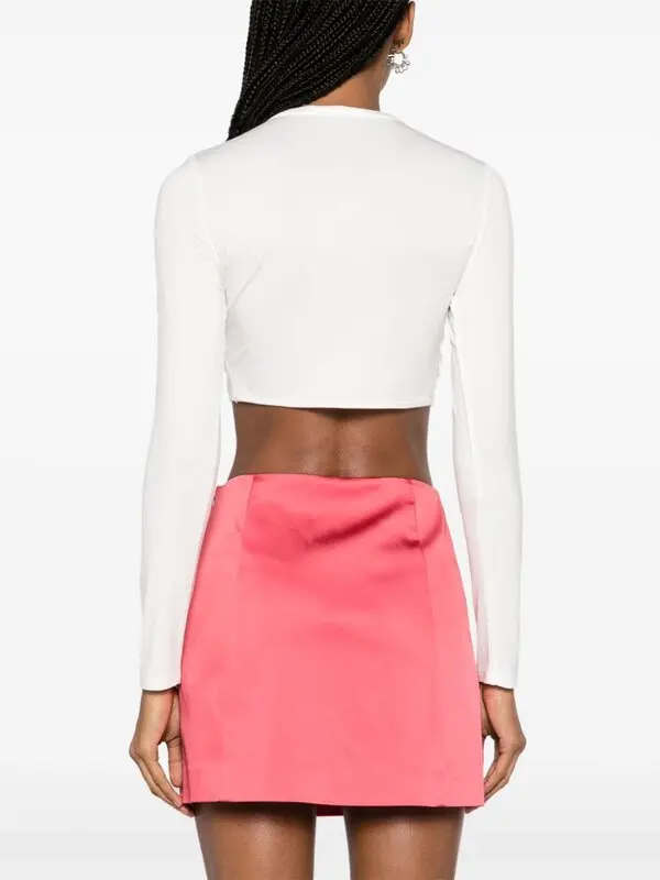 Cult Gaia Avani Twisted Crop Top