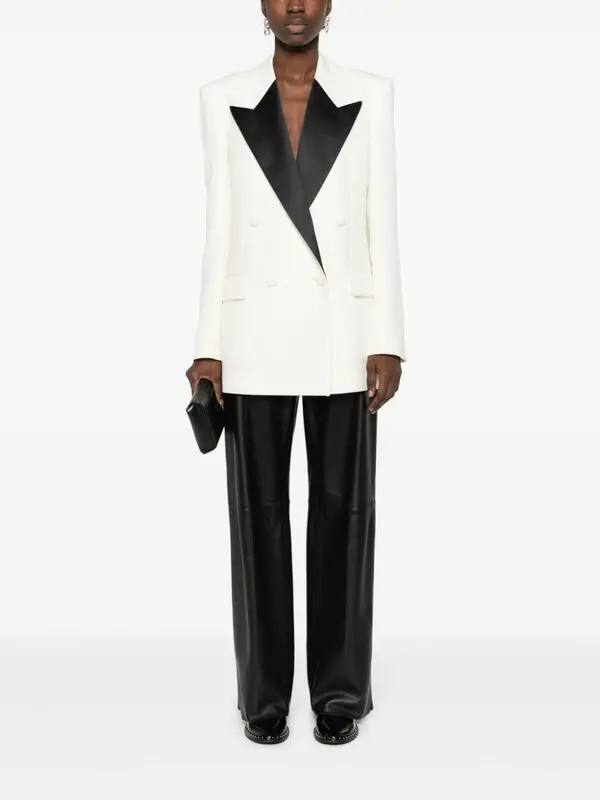 Stella McCartney Contrasting-panel Double-breasted Blazer