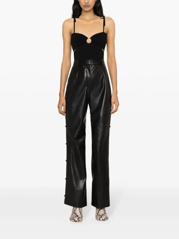 Nanushka Tied-straps Fine-ribbed Top