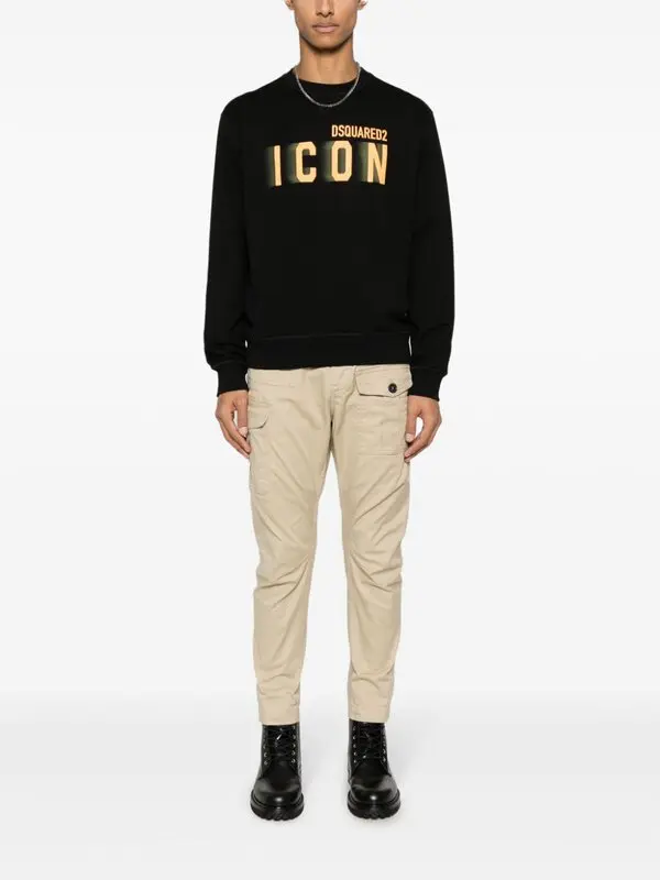 Dsquared2 Icon Blur Cool Fit Cotton Sweatshirt