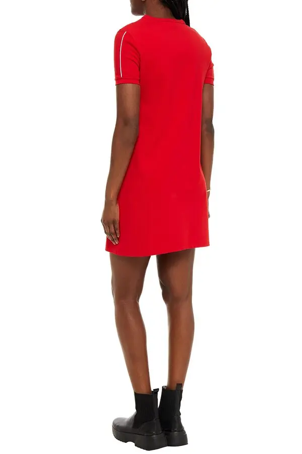 Red Valentino Ruffled Jersey Mini Dress In Red - 70% Off | Editorialist
