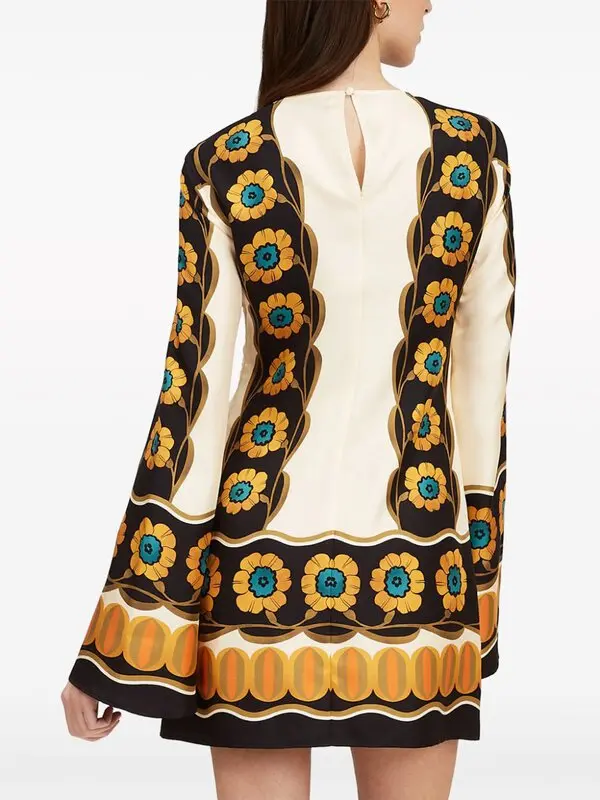 La DoubleJ Supremes Swing Silk Minidress