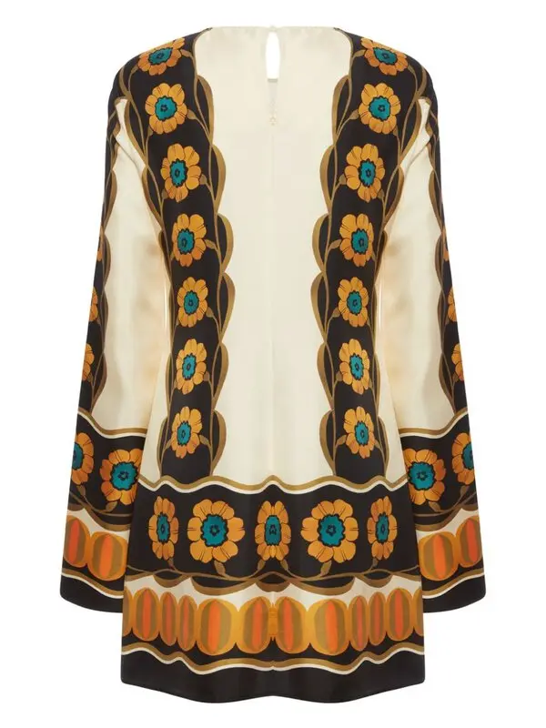 La DoubleJ Supremes Swing Silk Minidress