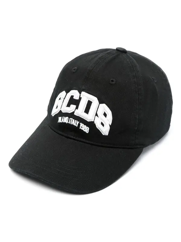 Gcds Logo-embroidered Baseball Cap - Black