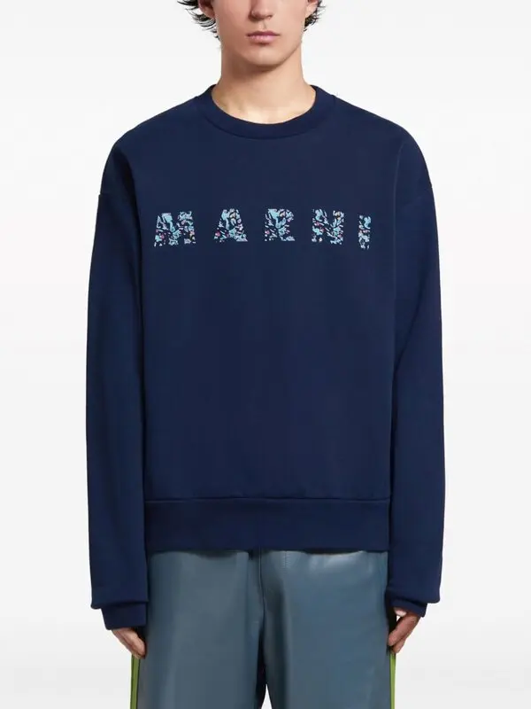 Marni Logo-print Cotton Sweatshirt