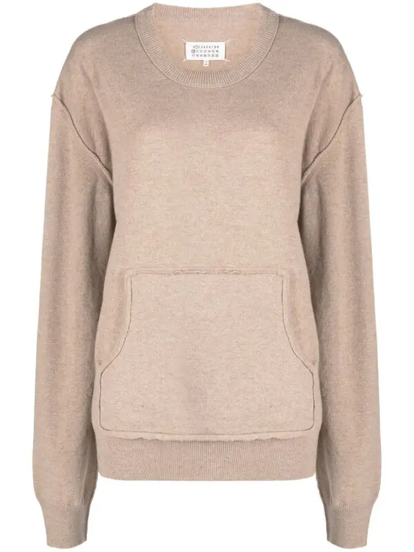MAISON MARGIELA Crew-neck Jumper - Brown