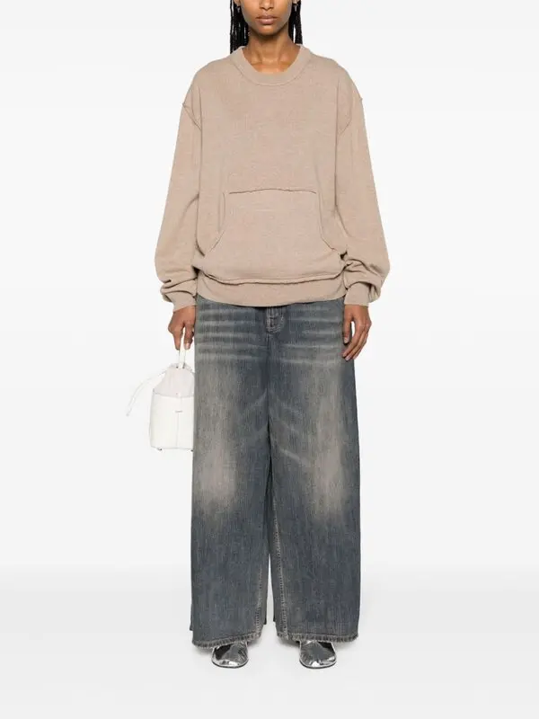 MAISON MARGIELA Crew-neck Jumper - Brown