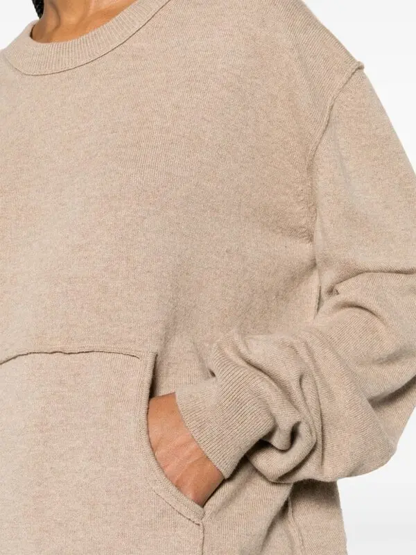 MAISON MARGIELA Crew-neck Jumper - Brown