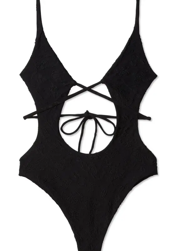 Off-White Tattoo Jacquard Swimsuit