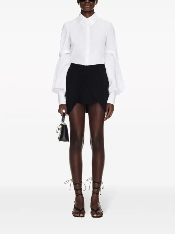 Off-White Strap-embellished Poplin Shirt