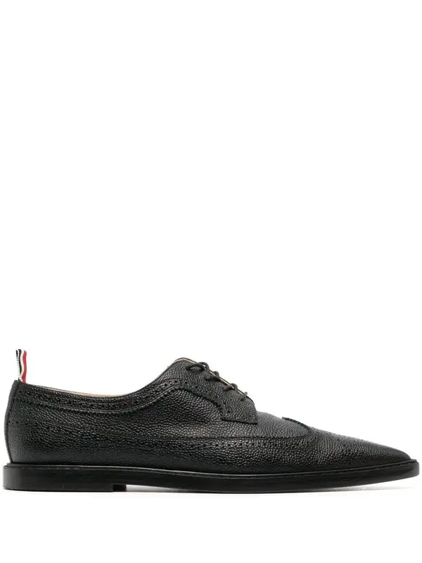Thom Browne Pointed-toe Leather Brogues