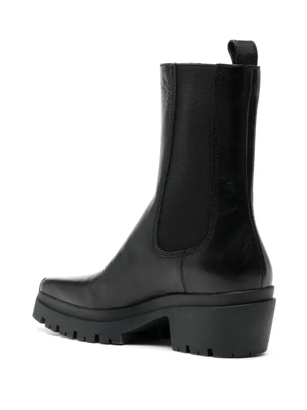 Alexander Wang 55mm Square-toe Leather Chelsea Boots