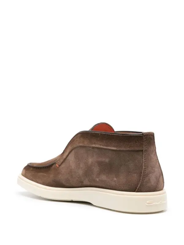 Santoni Desert Suede Boots - Brown