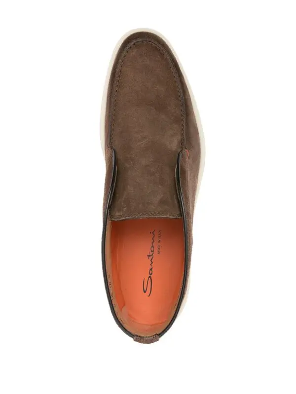 Santoni Desert Suede Boots - Brown