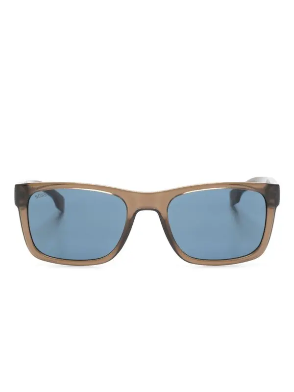 BOSS Rectangle-frame Sunglasses - Brown