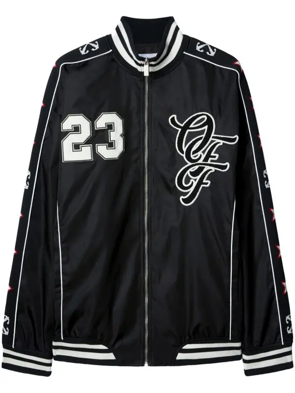 Off-White Varsity-patch Bomber Jacket
