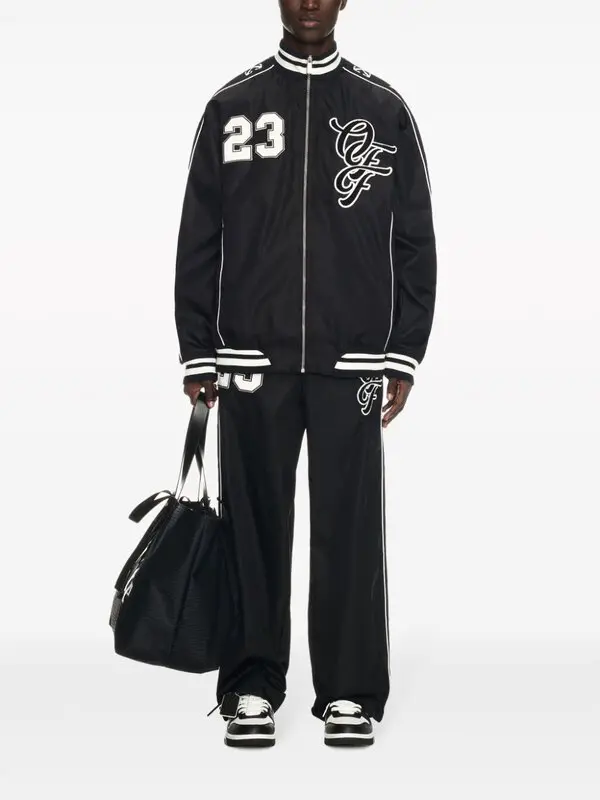 Off-White Varsity-patch Bomber Jacket