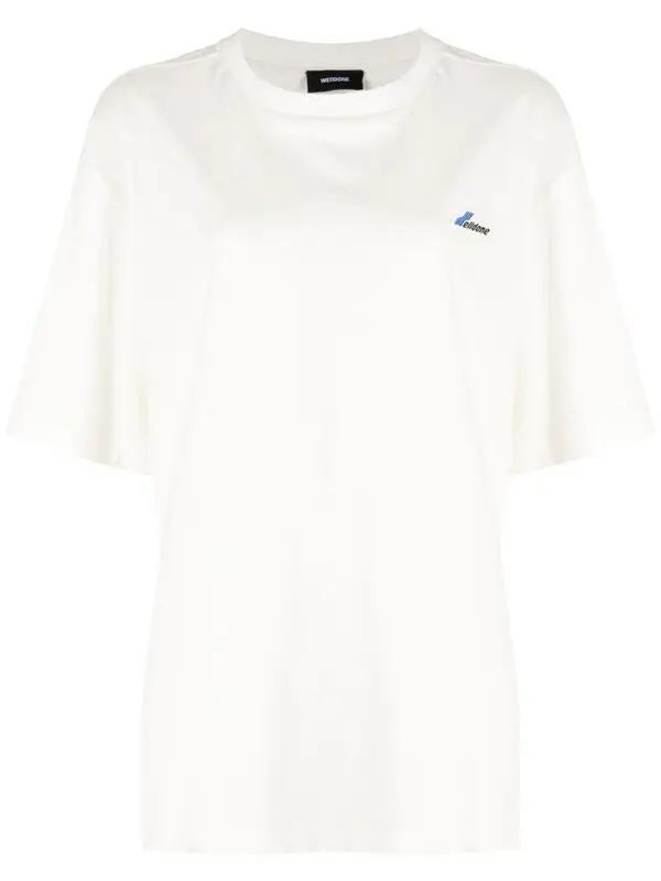 We11Done Logo-embroidered T-shirt