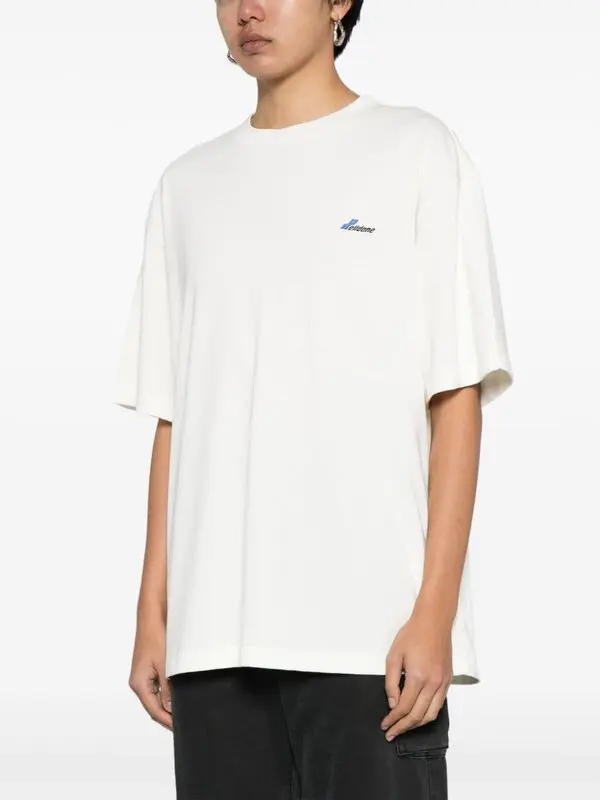 We11Done Logo-embroidered T-shirt