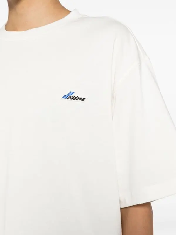 We11Done Logo-embroidered T-shirt
