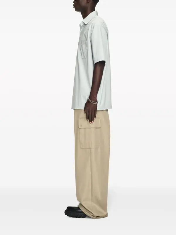Off-White Wide-leg Cargo Trousers - Neutrals