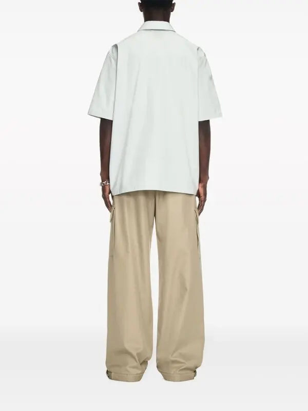 Off-White Wide-leg Cargo Trousers - Neutrals