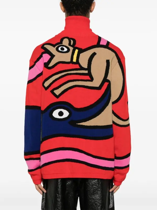 WALTER VAN BEIRENDONCK Viper Wool Jumper