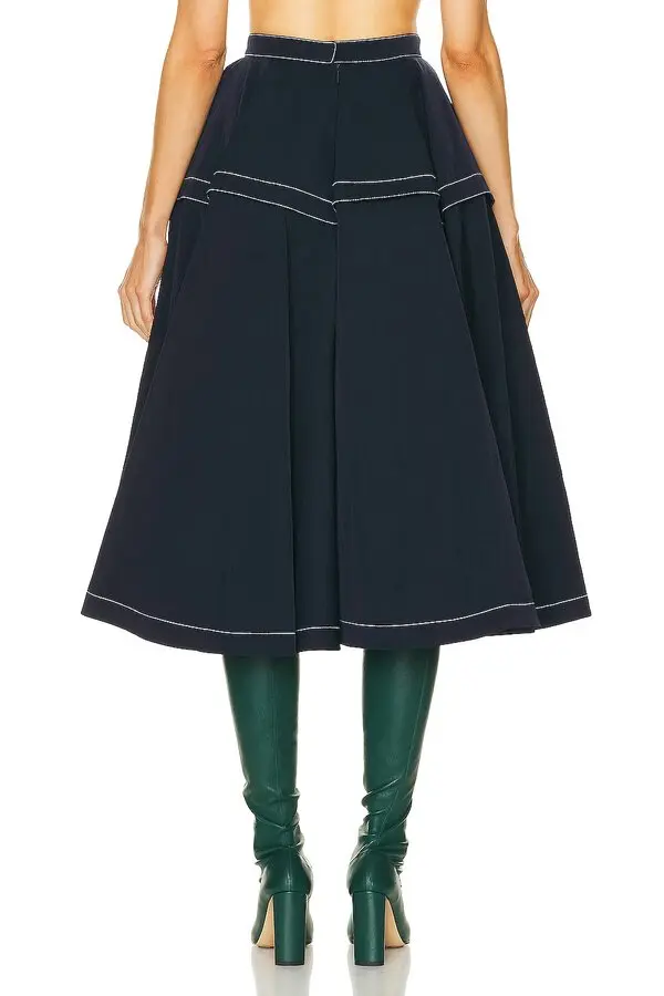 Bottega Veneta Tech Nylon Skirt