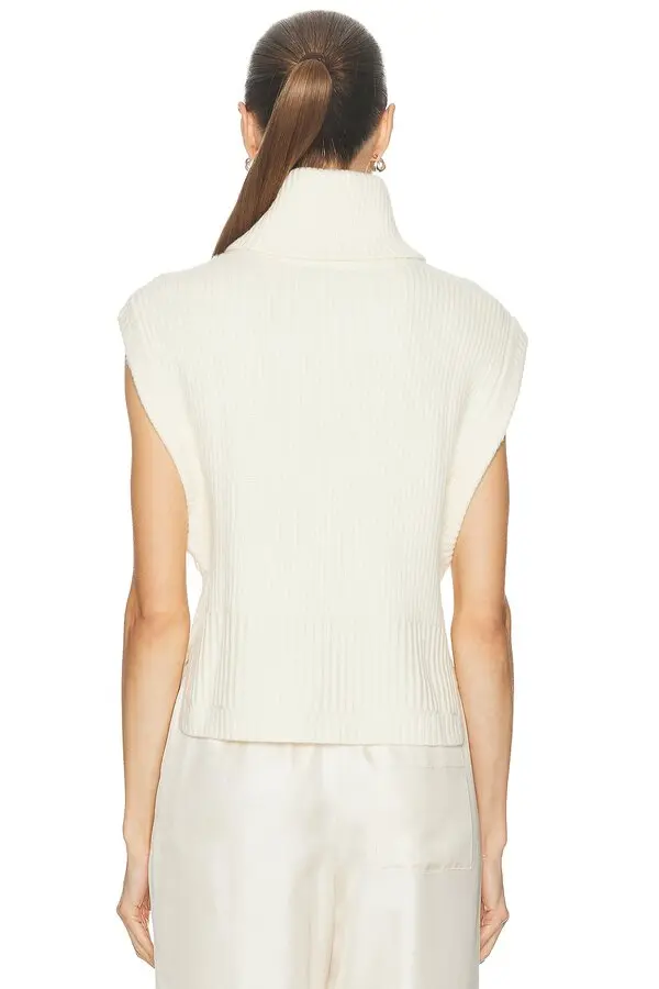 Simkhai Maple Heavy Knit Top - Ivory
