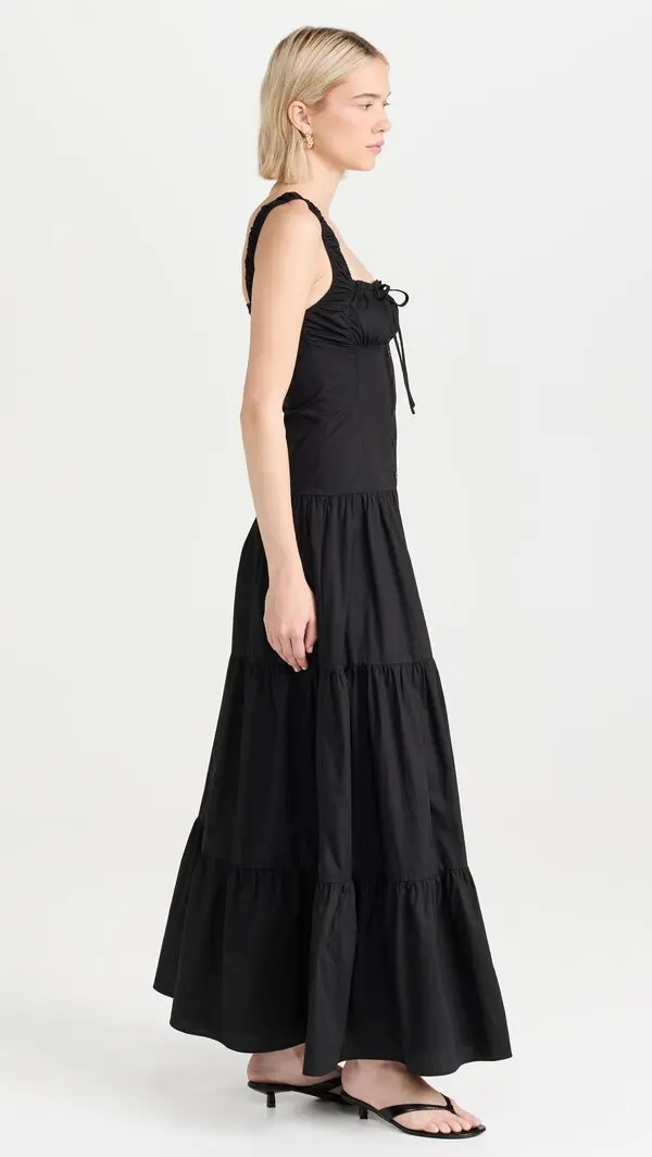 chinese dress ladies Clara Heart Shaped Neck Flutter Sleeve Dress – G2 Performance Band  Accessories main image 1