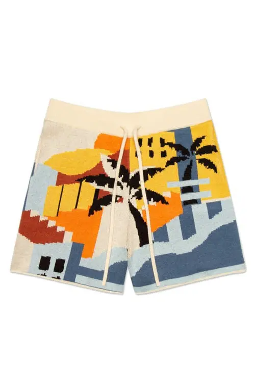 MAVRANS Havana Sunset Knit Shorts